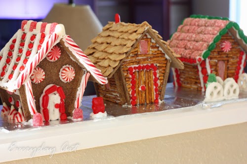 Everyday Art: DIY Wood Gingerbread Houses