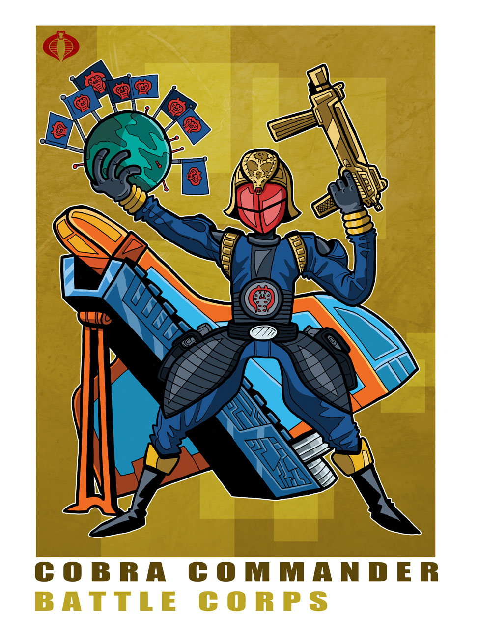 Ethan Mongin Illustration | Design : G. I. Joe Fan Art: Cobra Commander ...