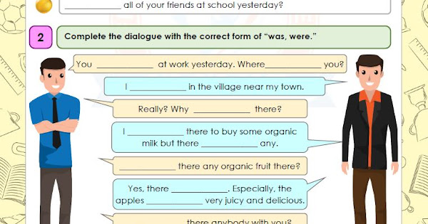 Worksheet: Past form of to be (was - were) | www.elt-els.com