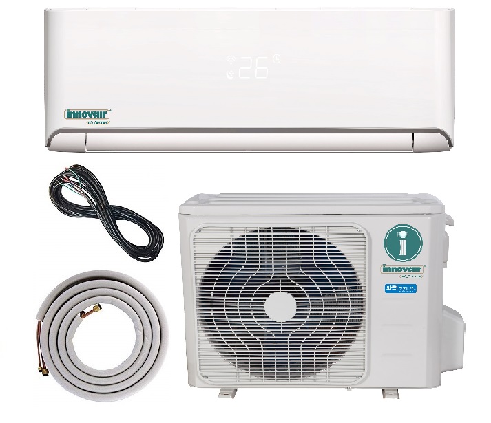 All New Mini Split Ductless HeatPump Systems: Innovair 12000 Btu in ...