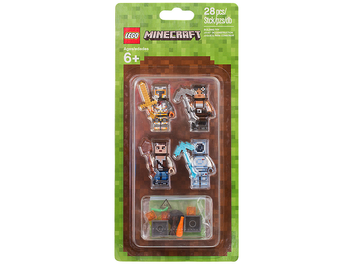 Minecraft Skin Pack Lego Sets | Minecraft Merch