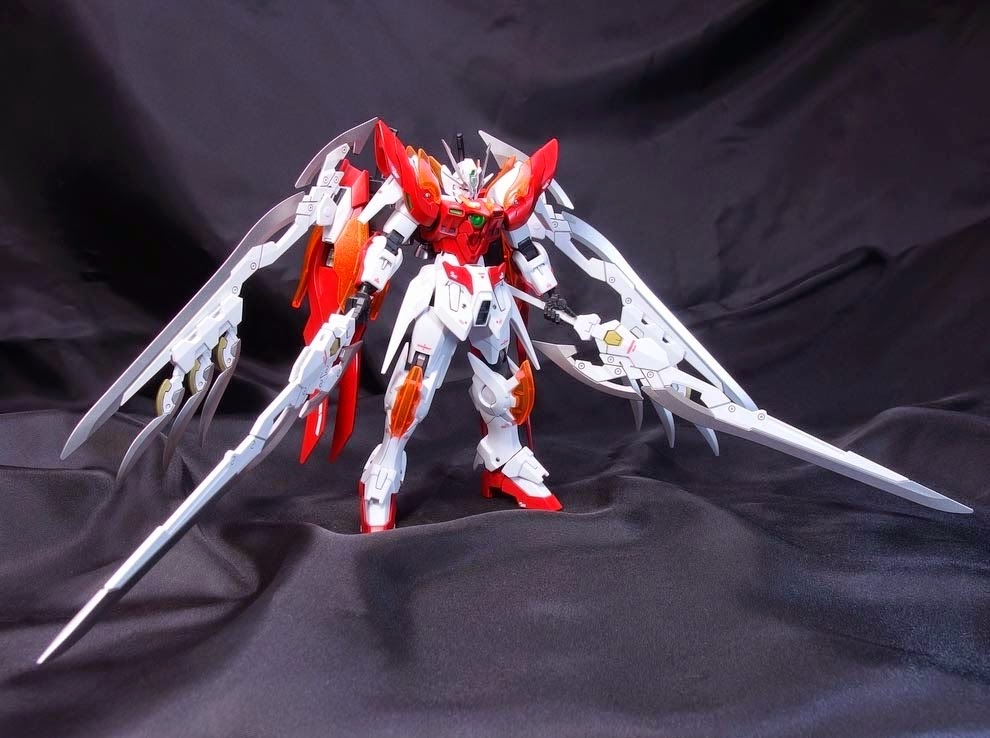 Gundam Family: HGBF 1/144 Wing Gundam Zero Honoo + Honoo Part Set ...
