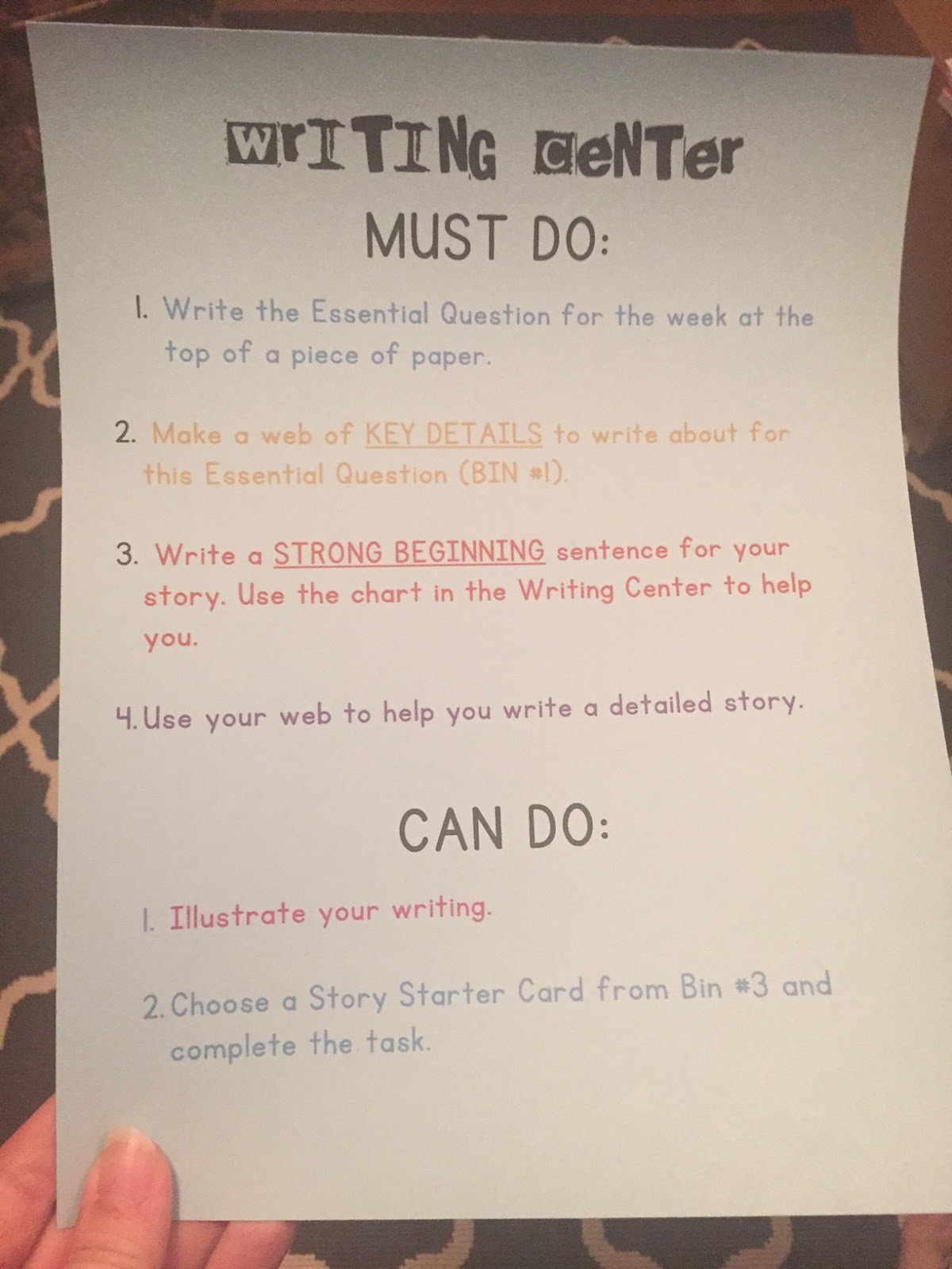 Daisy Designs: What Worked: ELA Centers