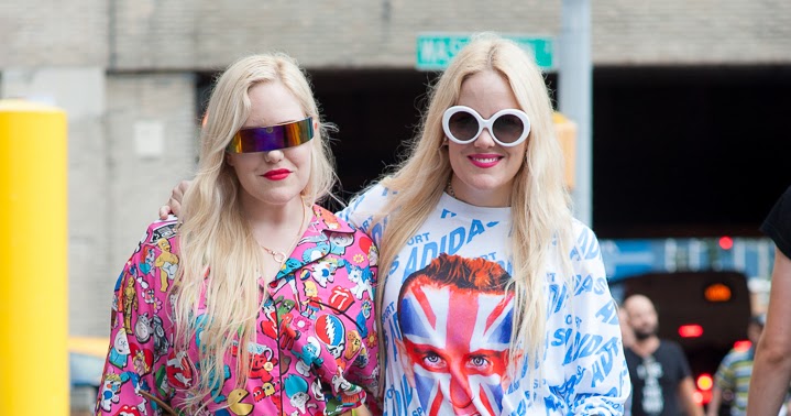Urban Fieldnotes: Sam and Cailli Beckerman outside Tome, NYFW