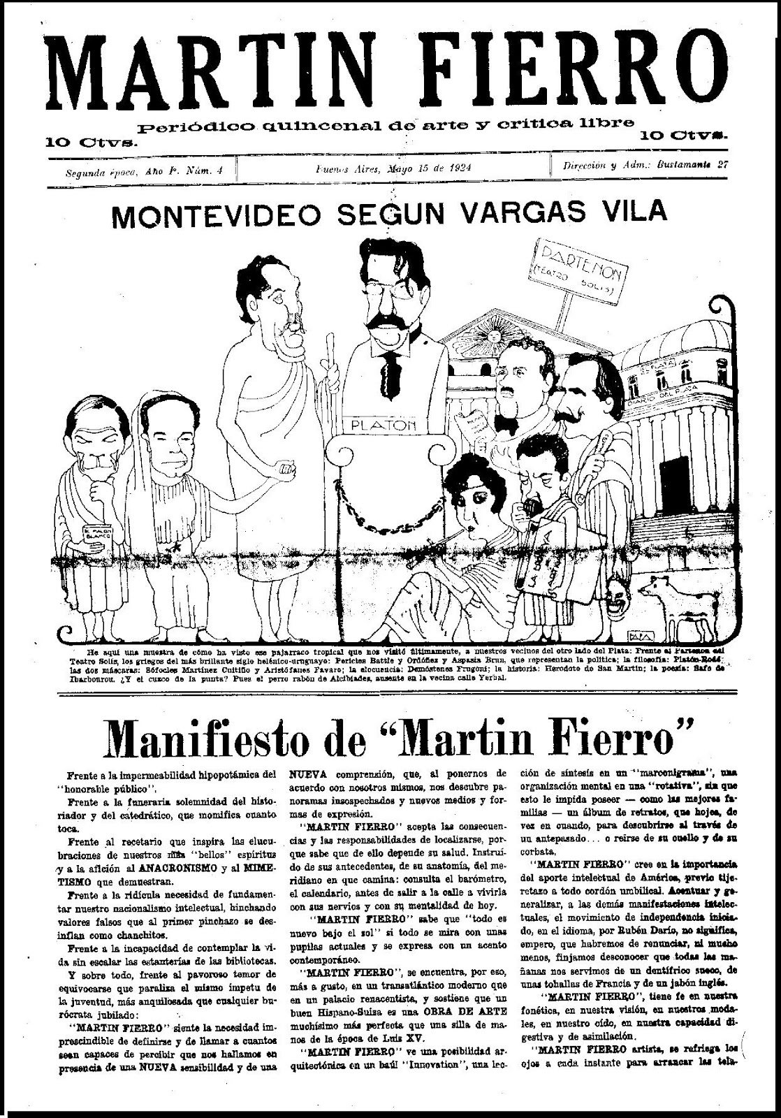A partir del verso: MARTÍN FIERRO Nº 4
