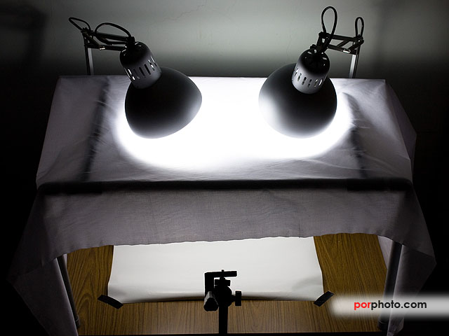 Por Photo - Home Studio DIY Lighting Rig