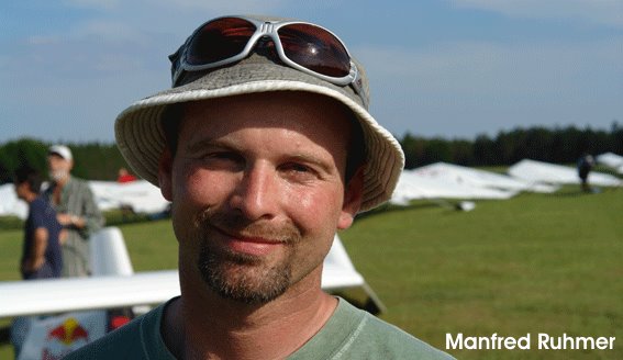 ELEPHANTS CHILD: Manfred Ruhmer and Valentino Rossi