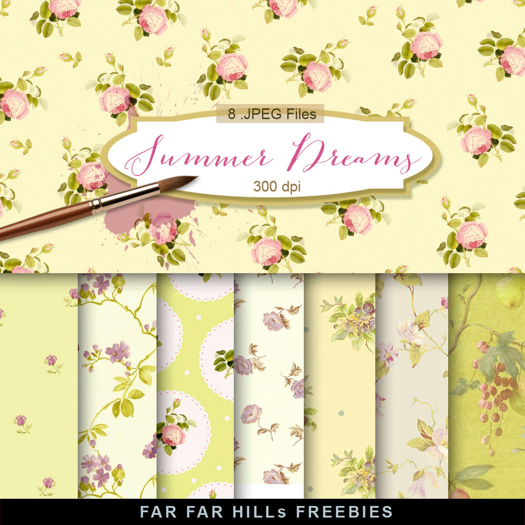 New Freebies Kit of Backgrounds - Summer Dreams:Far Far Hill - Free ...