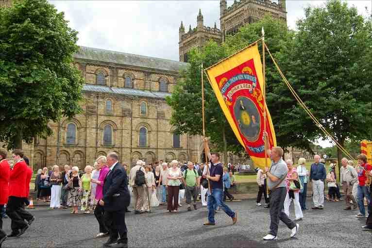 County Durham,UK. Village Past & Present: The Birth of Sacriston (Segga)