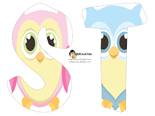 Alfabeto con lindos búhos. - Oh my Alfabetos!