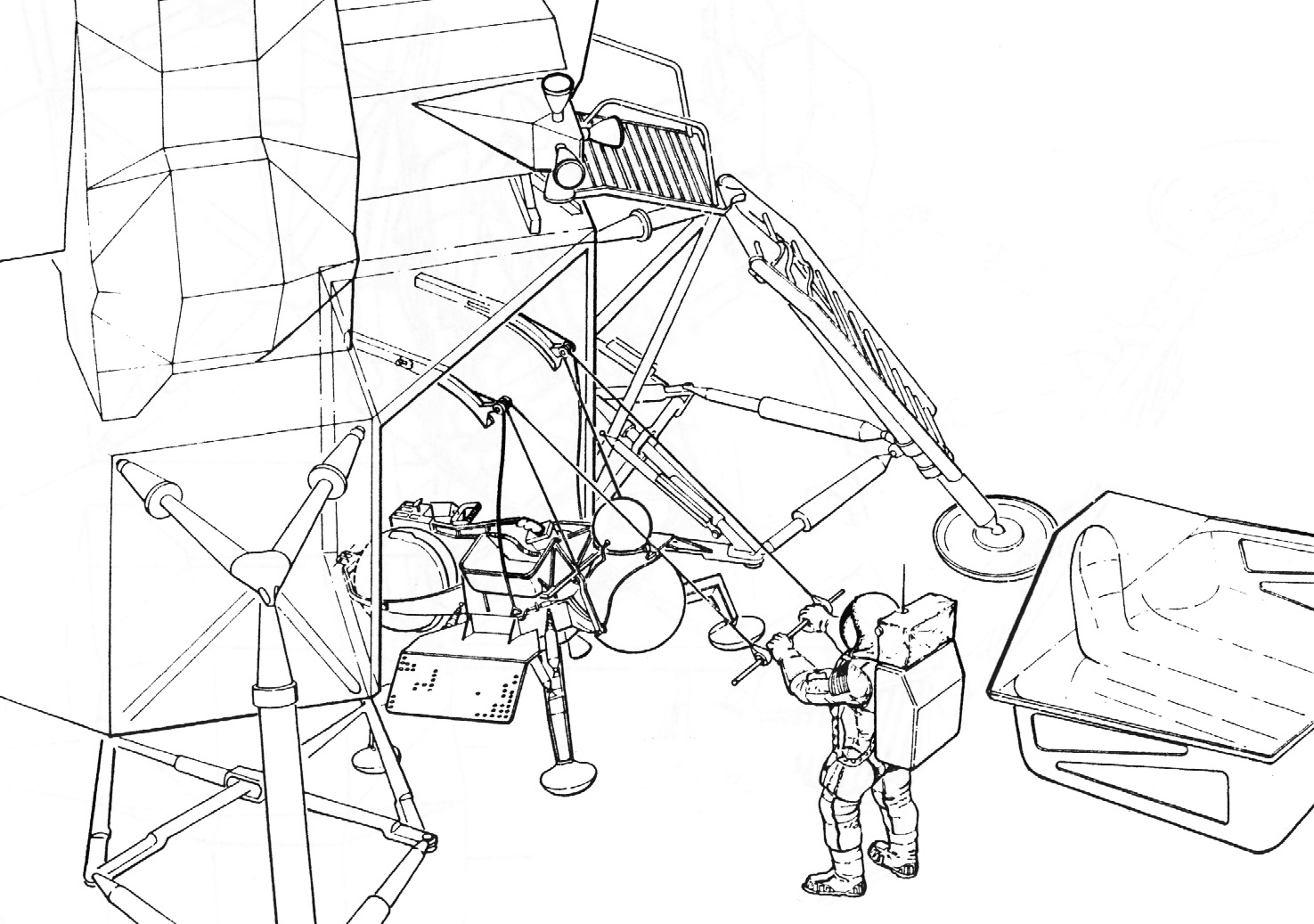 No Shortage of Dreams: Rocket Belts and Rocket Chairs: Lunar Flying Units