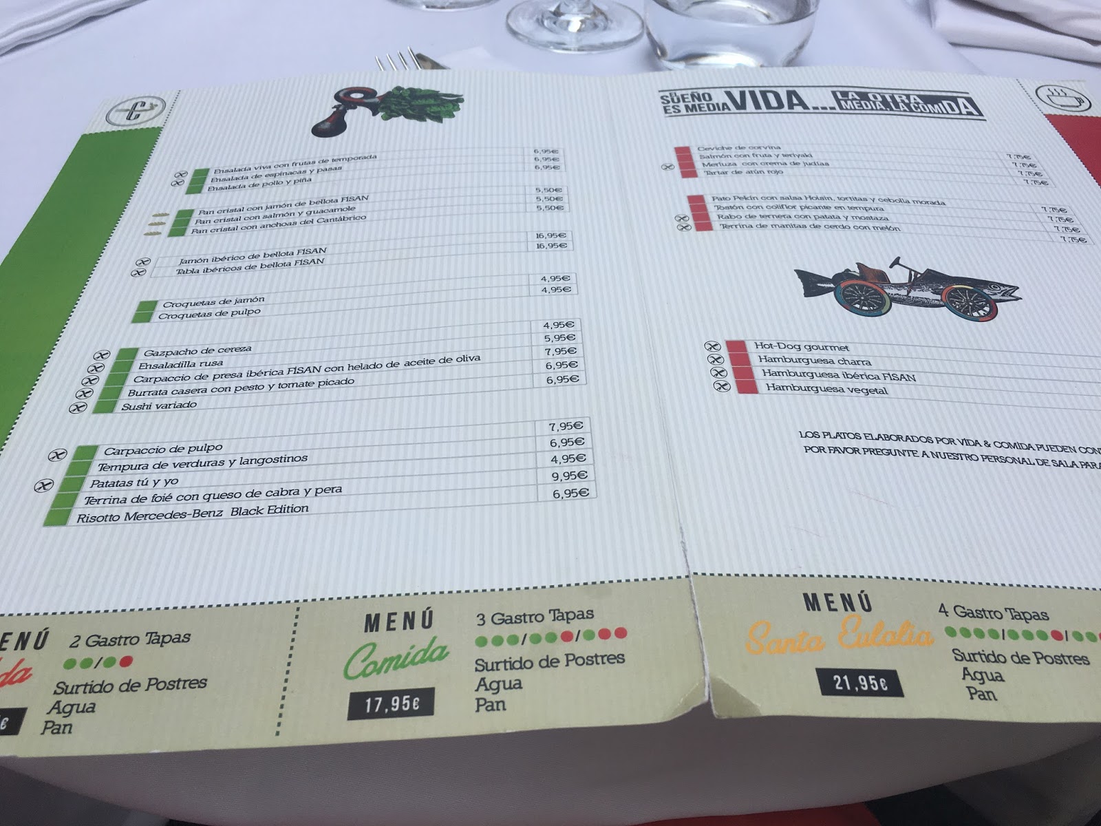 Comiendo en Vida & Comida