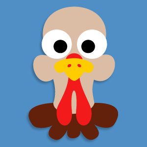 Masketeers Printable Masks: Printable Turkey Mask
