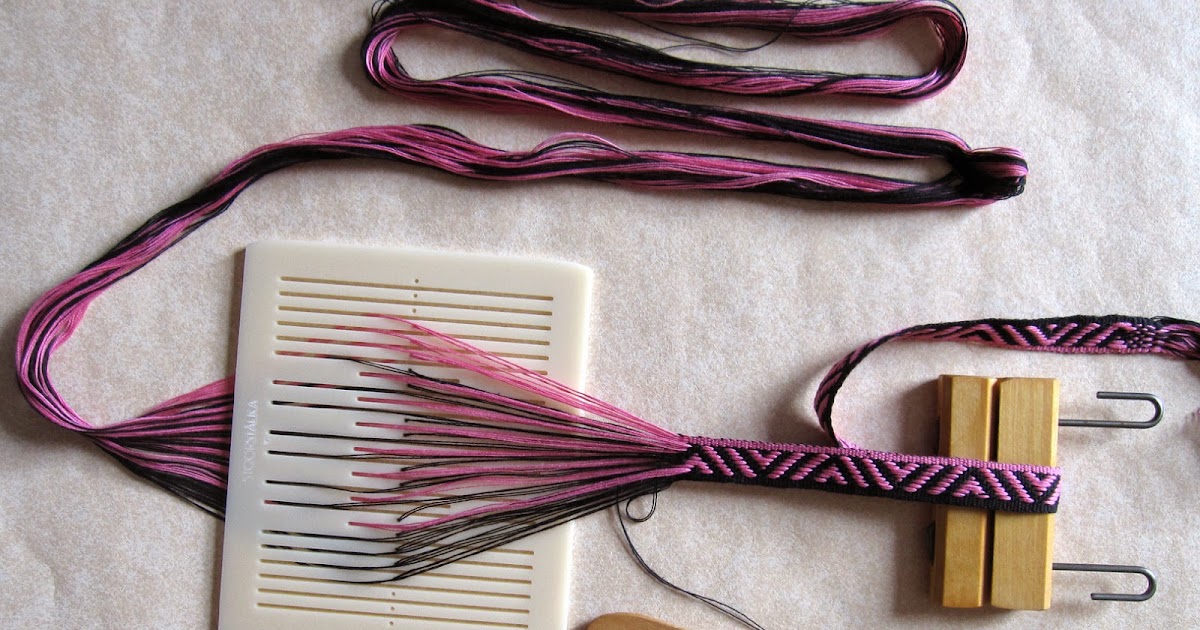 Durham Weaver: Band weaving with 7 pattern threads