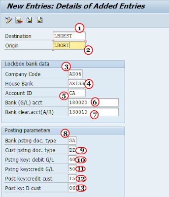 SAP FICO Central: Define Lockbox posting data in SAP