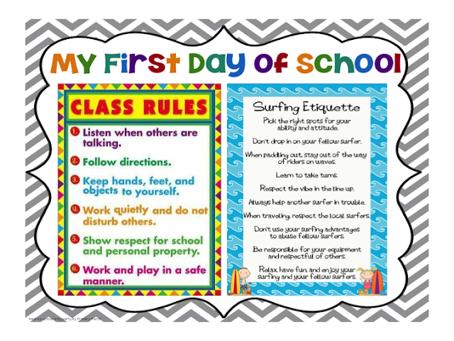 The First Day of School - Surfin' Through Second