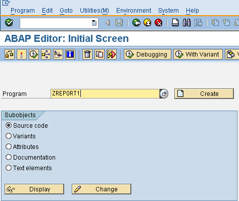 Simple Classical Report | SAP ABAP Online Tutorials