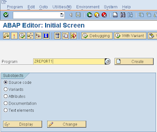 Simple Classical Report | SAP ABAP Online Tutorials