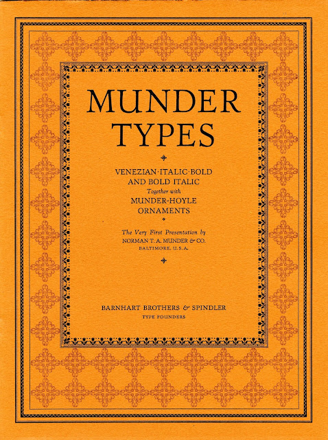 California Historical Society: Type Tuesday - Munder family of types