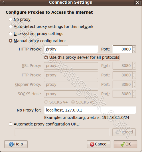 AMpm FUN: How to use a proxy server on ubuntu