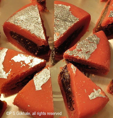 Recipes for all Occasions: Rose Cashewnut Fig Almond Barfi - Rose Kaju ...