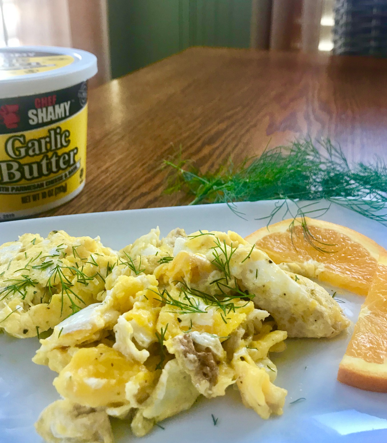 Rustic Scrambled Eggs with Chef Sammy French Onion Butter | Our Good Life