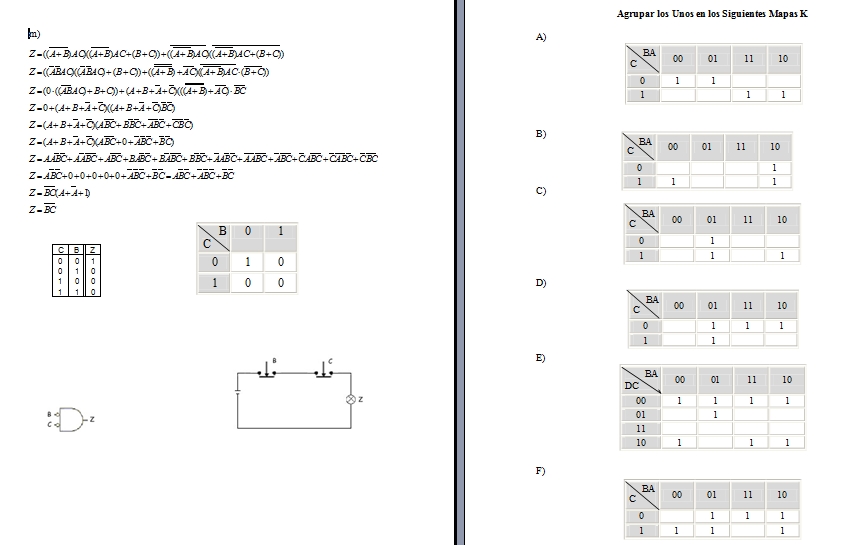 Tecnología de las Computadoras, Prof. Ing. Mauricio Vistosi: Ejercicios ...