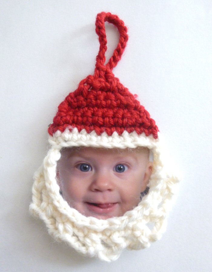 Santa Frame Ornament