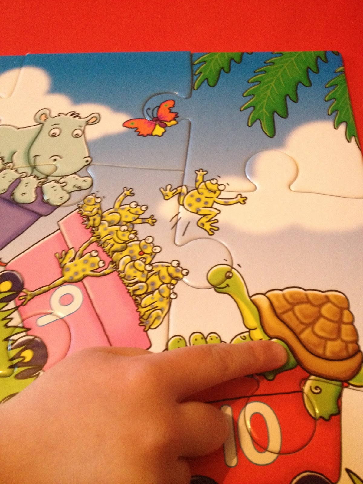 Me and my shadow: Jungle Express - learn your numbers with Orchard Toys