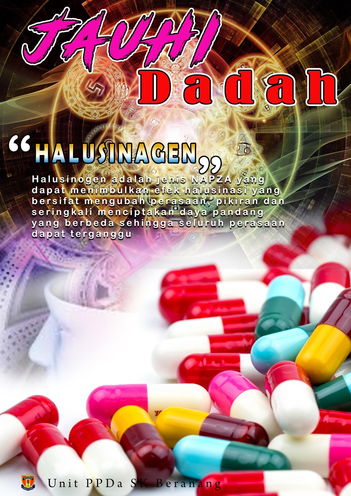 Dadah Poster A4 - Hentikan DADAH