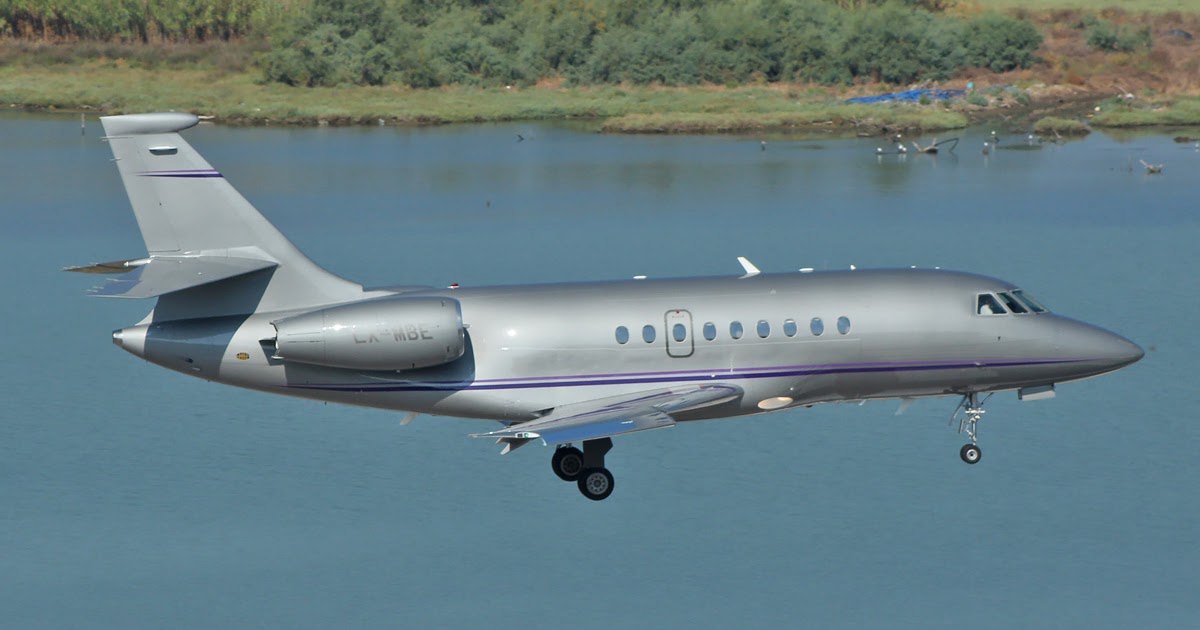 Eastwings: Falcon 2000 * Global Jet Luxembourg * LX-MBE