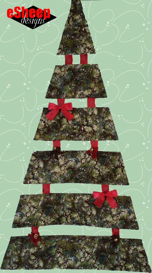 eSheep Designs: Free Pattern/Tutorial: Hanging Christmas Tree