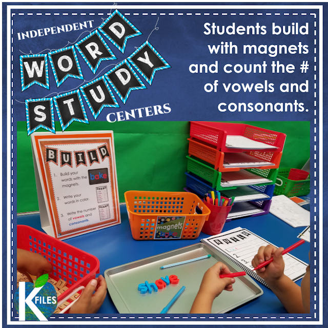 The K Files: Independent Word Study Centers