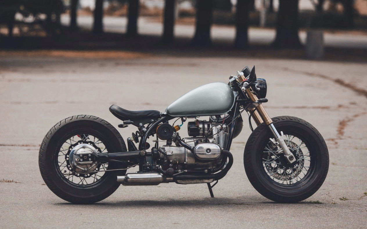 Alena and the M66 - Inazuma café racer