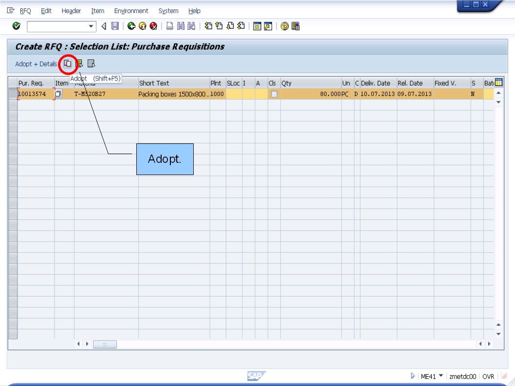 青蛙SAP分享 Froggy's SAP sharing: MM Process RFQ using ALV in ME57