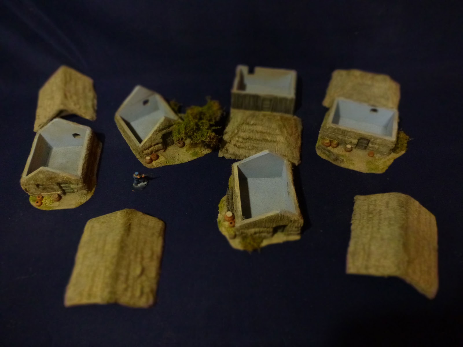 Decrepit DAM, abandoned Mexican village bldgs, & Indian dwellings ...