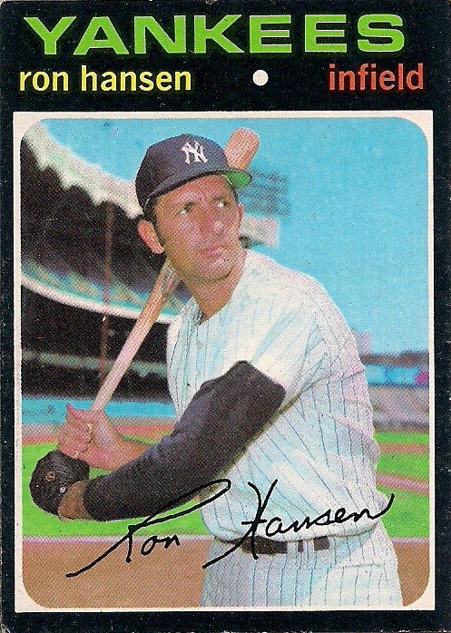 Topps 1971: no. 419 - ron hansen