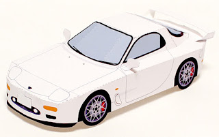 SP. Papel Modelismo: PaperCraft Mazda RX-7