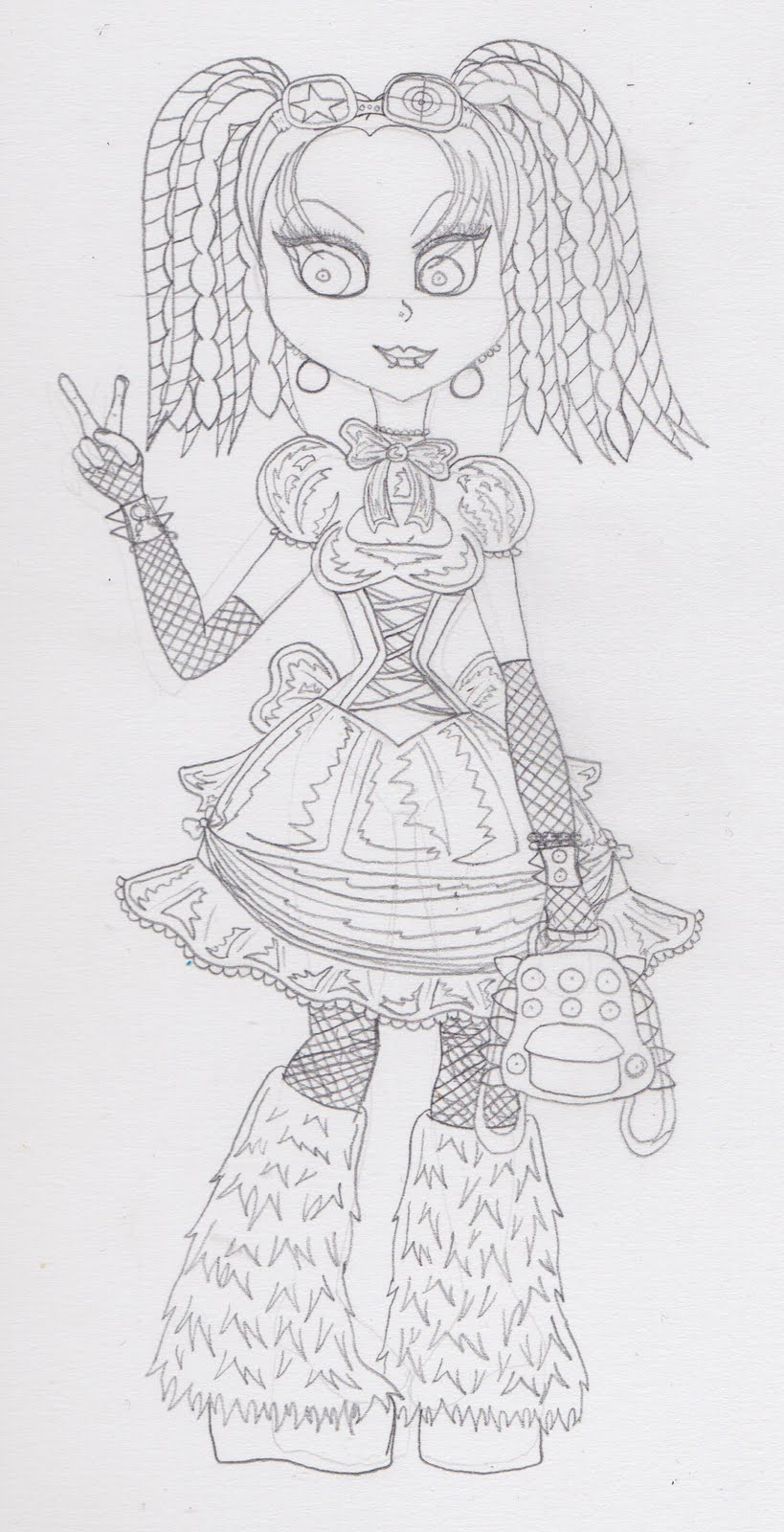 The Dramatic Monarch: The Works of Jenna Sokalski: Cyber-Kei Cutie: V ...