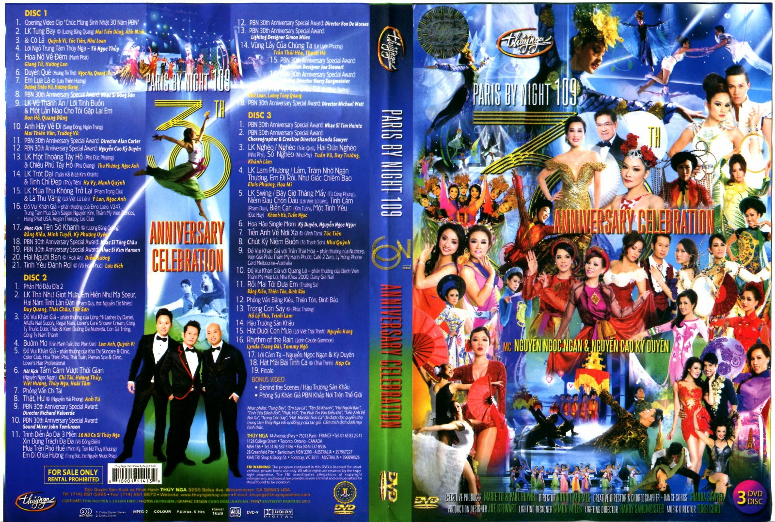 Paris By Night 109 - Paris By Night 30th Anniversary (2013) (DVD) (HD ...