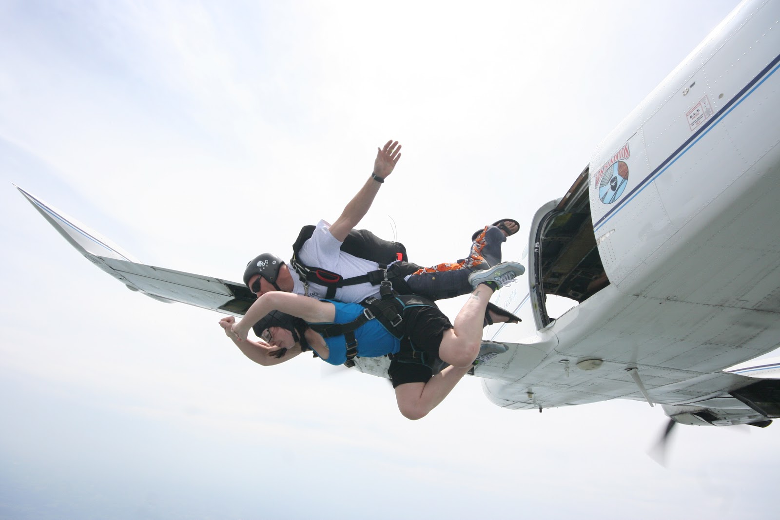 4 P's in a Pod: Skydiving Pics!