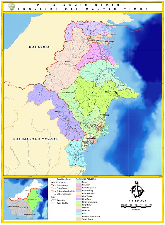 SEJARAH KOTA DAN KABUPATEN: KALIMANTAN TIMUR