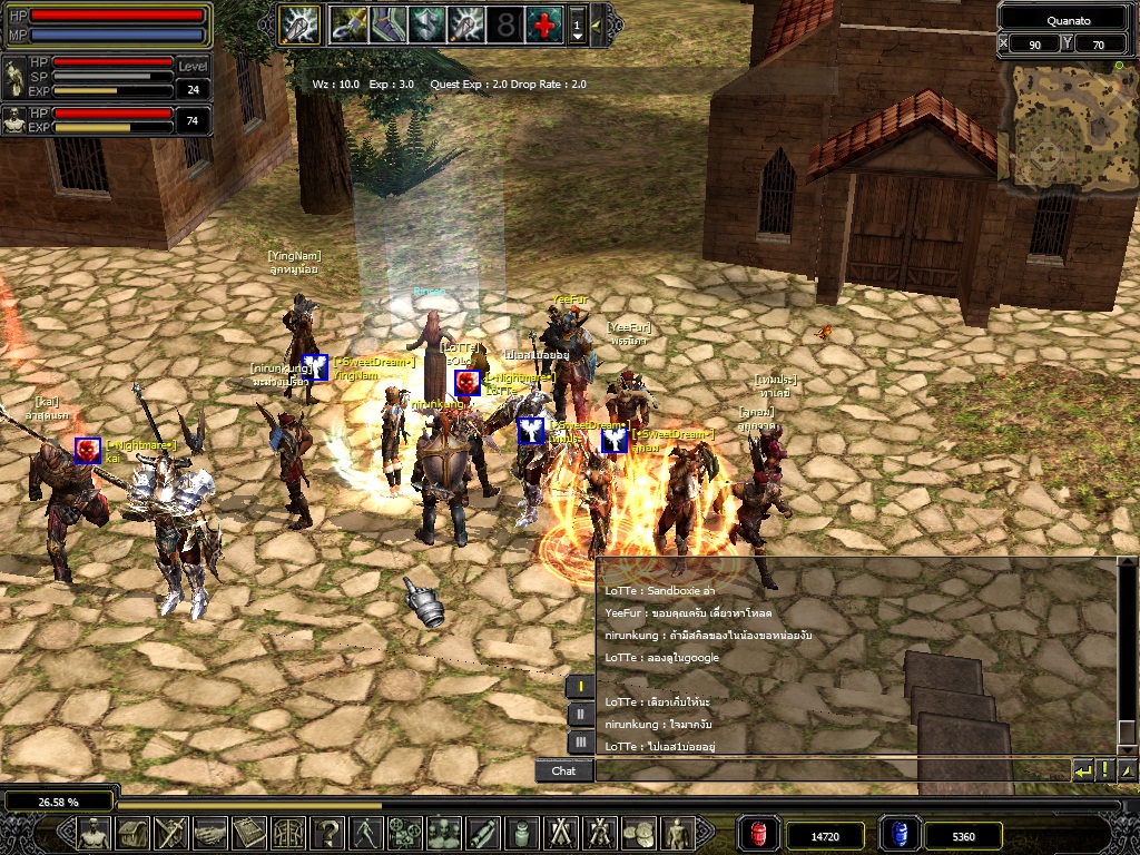 Screenshot of Projecta3.in.th Game Online