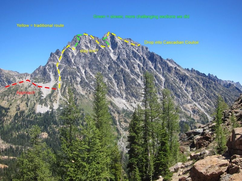Mount Stuart Climb Project: Route: Mount Stuart - West Ridge Carryover ...