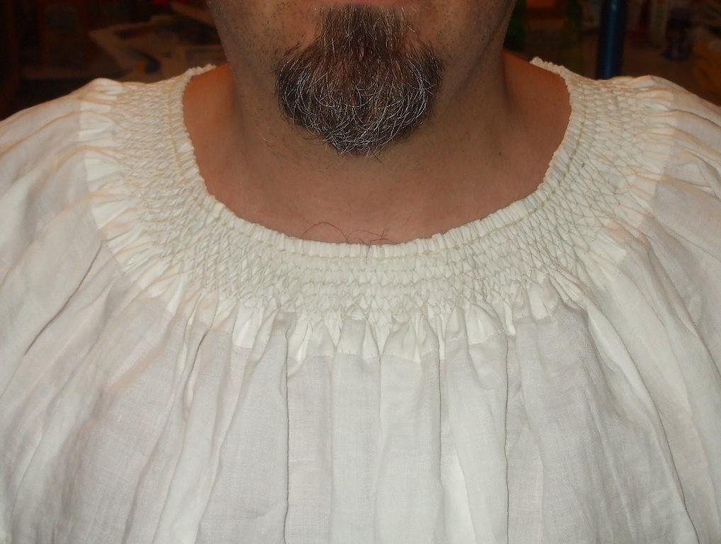 Ercc Glaison: Landsknecht shirt neck smocking complete