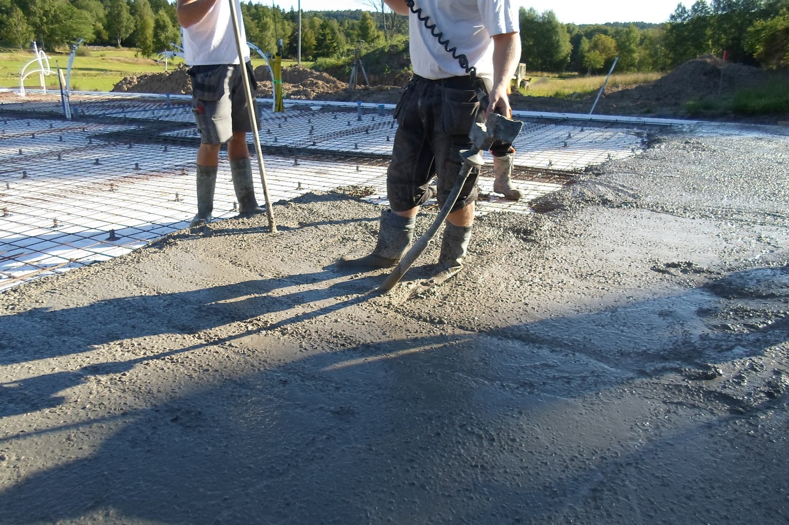 Villa Zackrisson Wall: Gjuta grund...