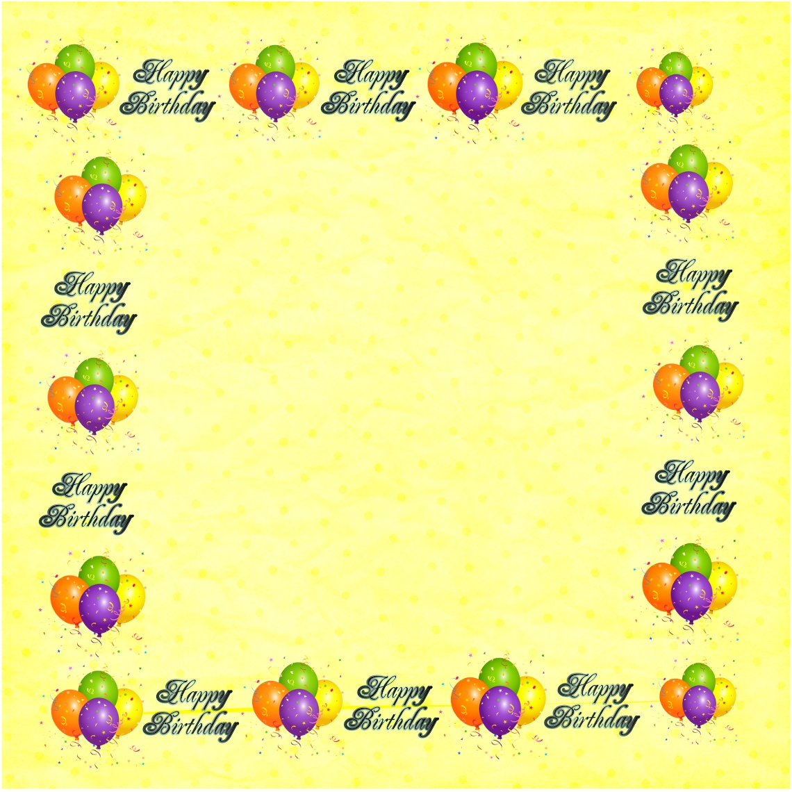 Happy Birthday Papers