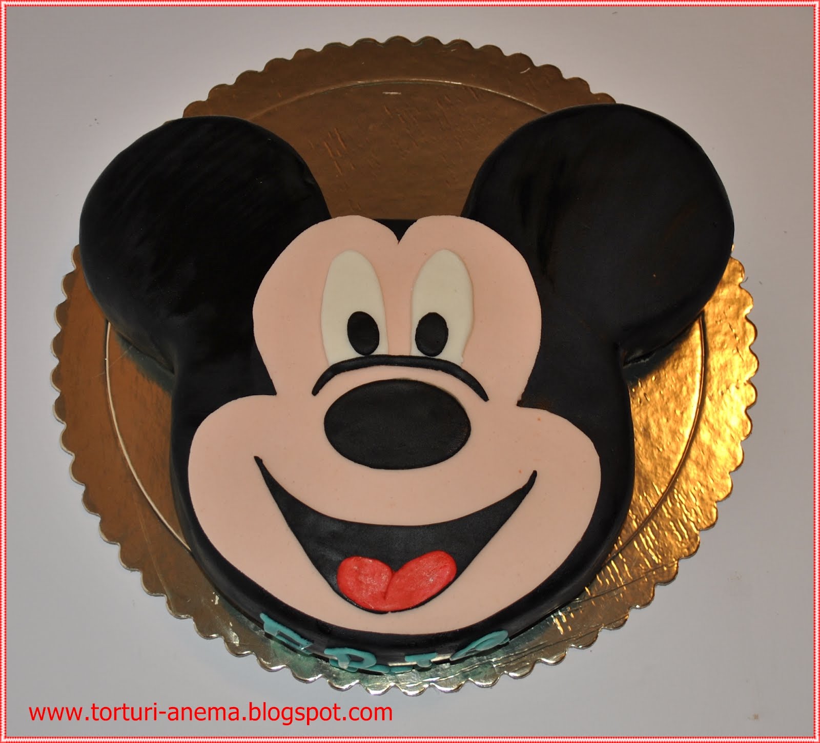 Pasiunea mea dulce...: Tort Mickey Mouse (Mickey Mouse Cake)