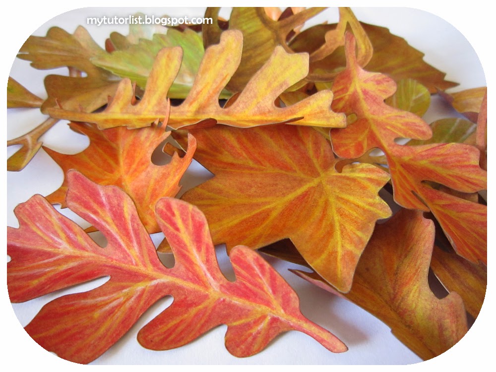 The Autumn Wedding: DIY Fall Leaves Tutorial