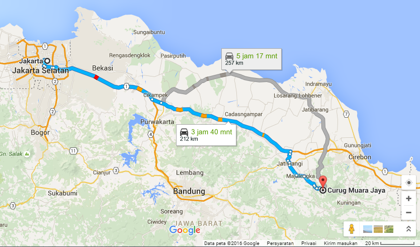 Tempat wisata di Majalengka: Curug muara jaya (Curug Maja) air terjun ...
